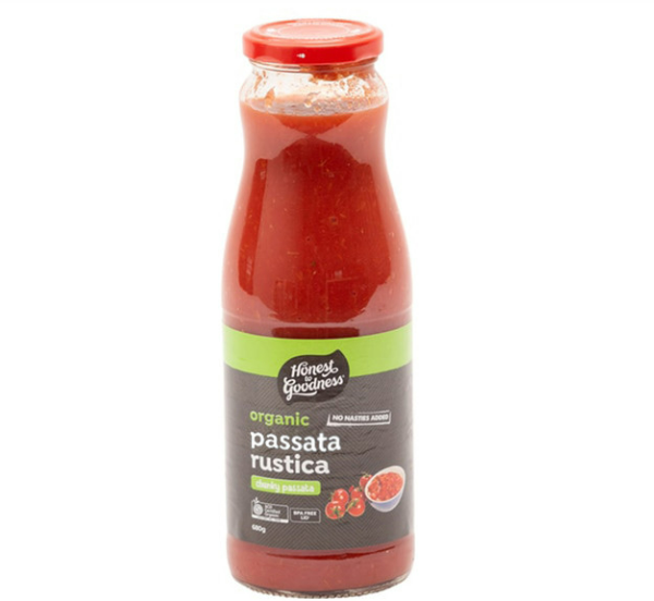 Tomato Passata Rustica Sauce ORGANIC | Pantree Sunshine Coast