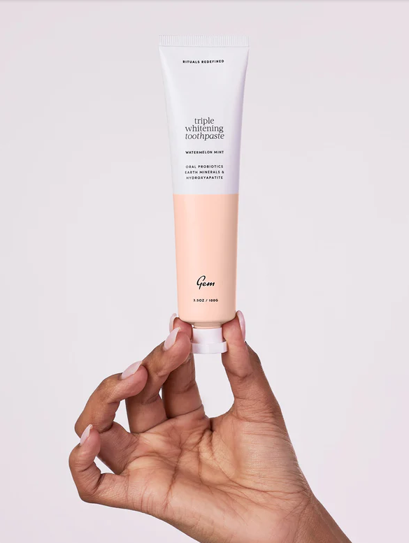 Gem Triple Whitening Toothpaste - Watermelon Mint | Pantree Sunshine Coast